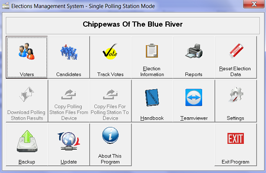 First Nation Software - Elections Management : A.D. Morrison ...